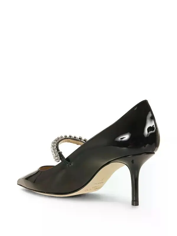 JIMMY CHOO Bing 65 Patent-leather Pumps With Crystals
