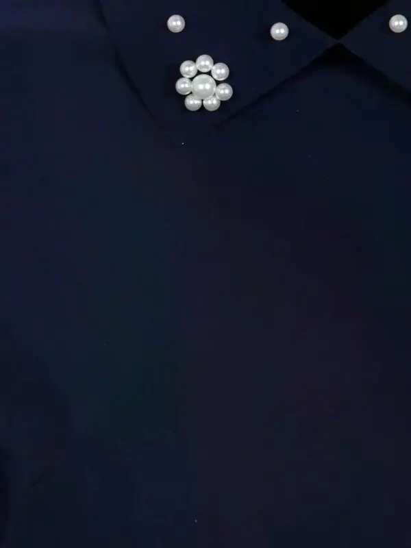 Chiara Boni La Petite Robe Embellished Collar Mini Dress