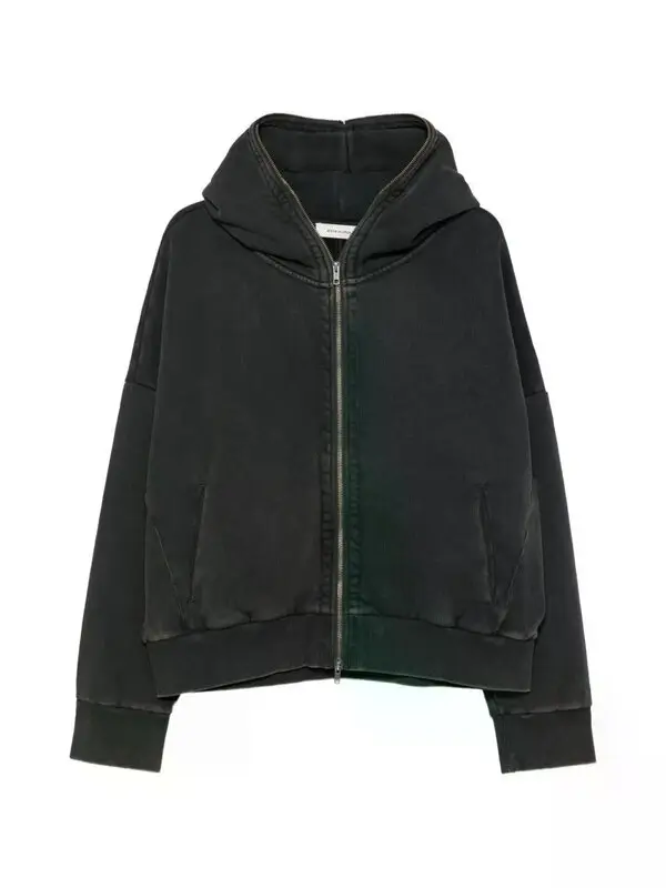 ENTIRE STUDIOS Faded-effect Zip-up Hoodie