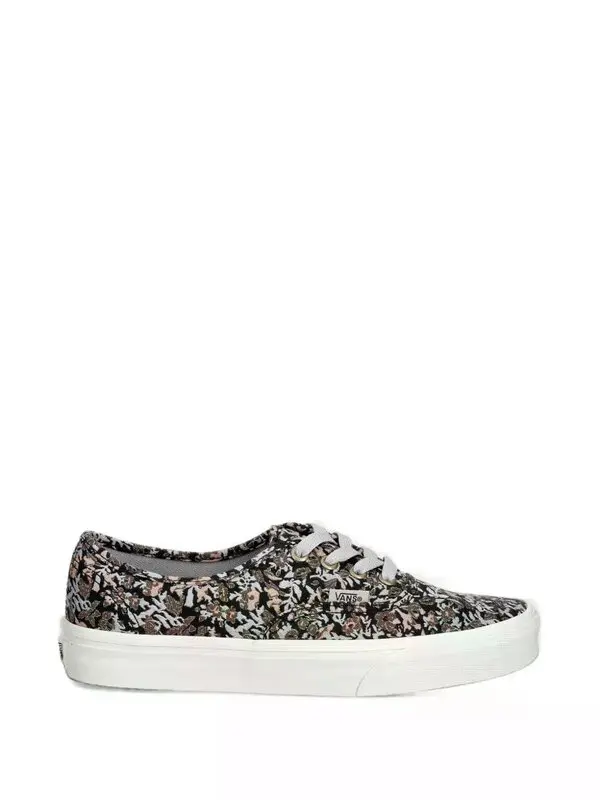 VANS Authentic Floral Print Sneakers - Black