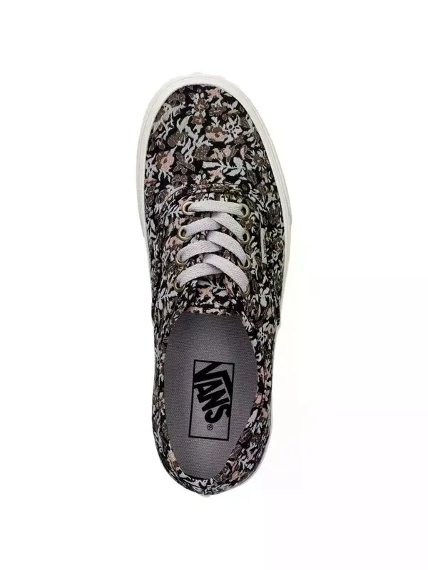 VANS Authentic Floral Print Sneakers - Black