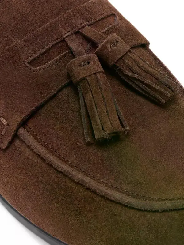 Sam Edelman Astrid Tassel-detail Suede Mules