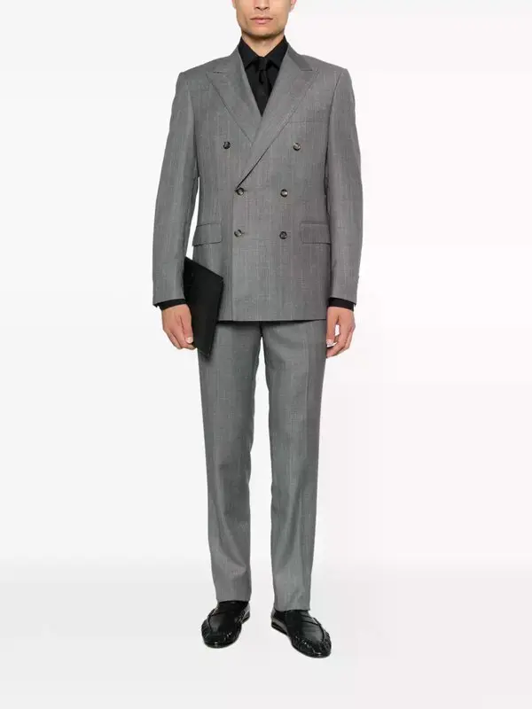 Canali Double-breasted Pinstripe Suit