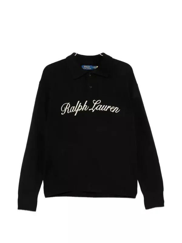Polo Ralph Lauren Logo-embroidered Polo-collar Sweater
