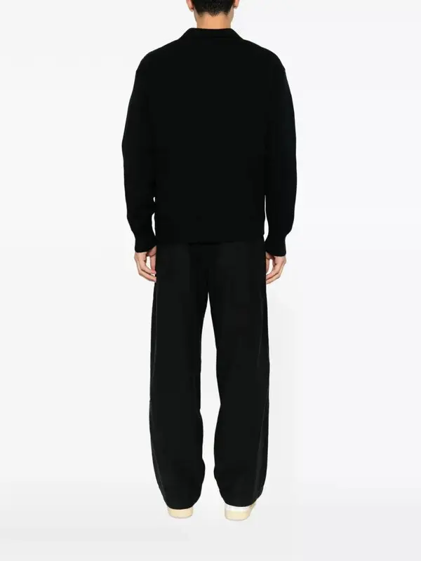 Polo Ralph Lauren Logo-embroidered Polo-collar Sweater