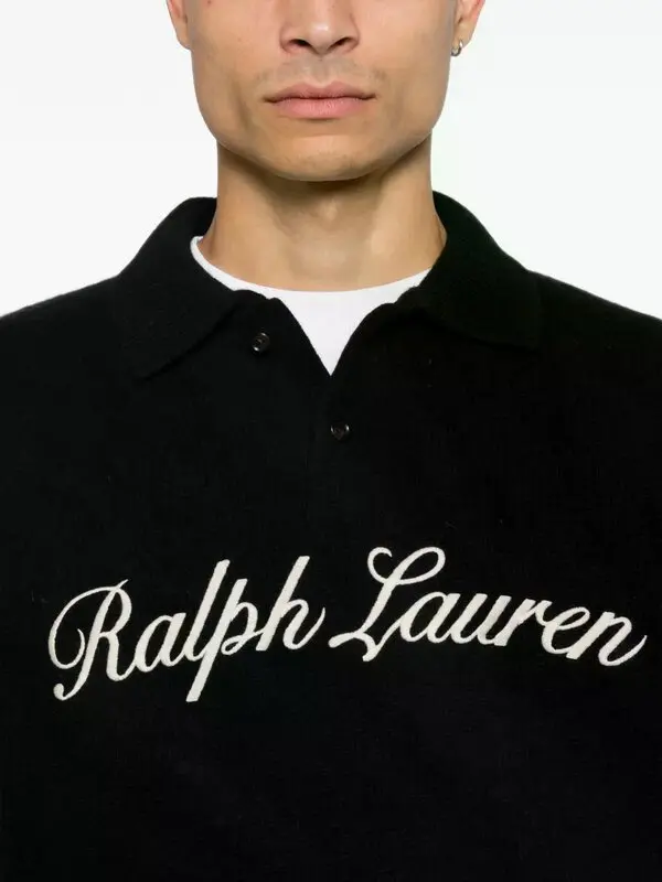 Polo Ralph Lauren Logo-embroidered Polo-collar Sweater