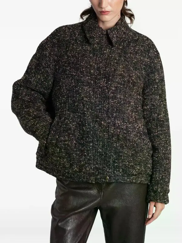Magda Butrym Bouclé Button-up Jacket - Brown