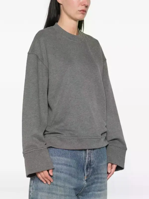 THE FRANKIE SHOP Talia Crew-neck Long-sleeve Sweater