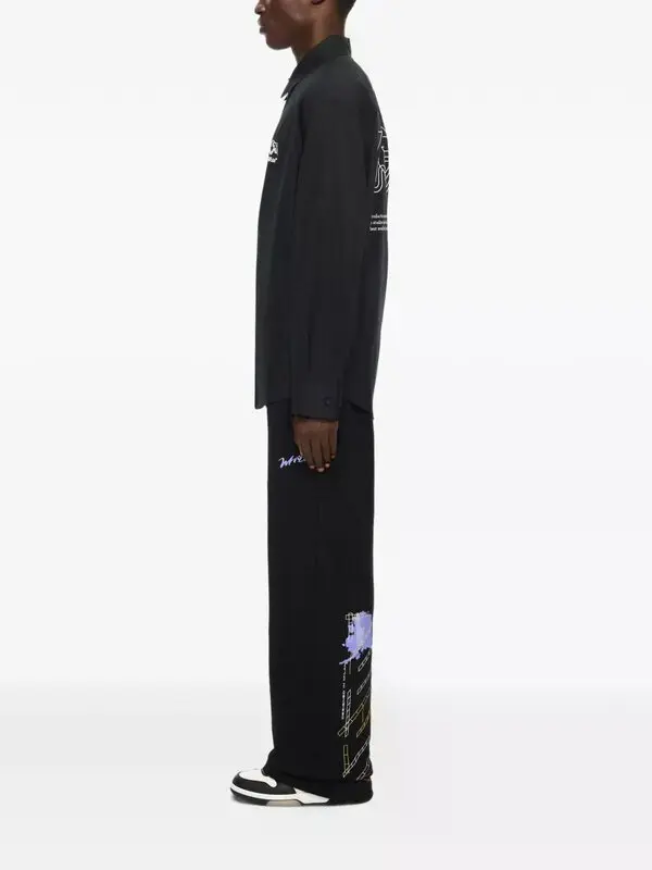 Off-White Off Line Half Arrow Poplin Overshirt