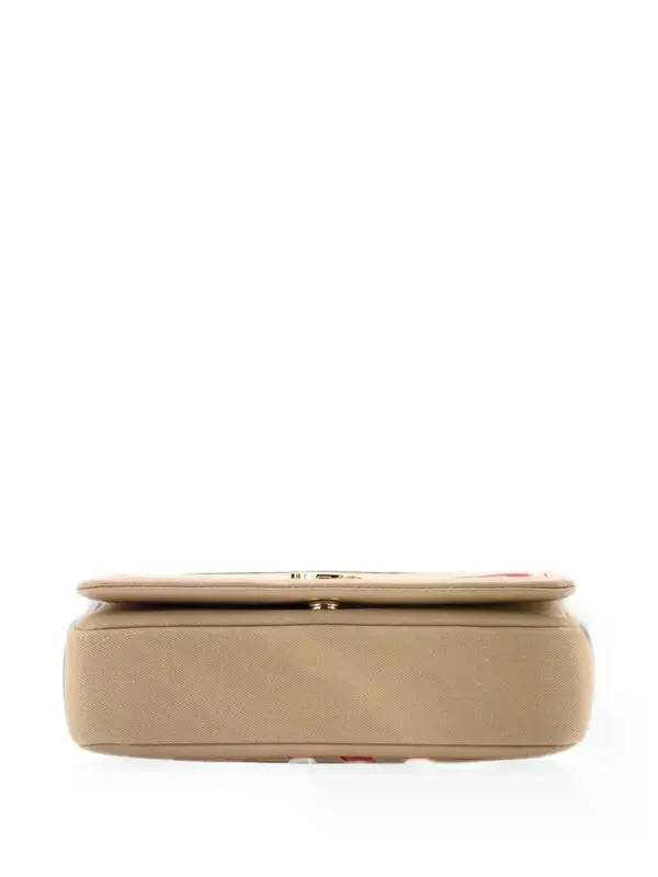 Burberry Lola Printed Canvas Small Shoulder Bag - Neutrals