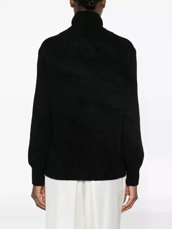 THE ROW Ribbed Knit Roll-neck Sweater