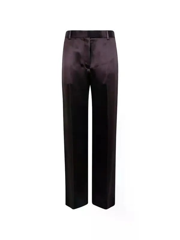 TOM FORD Tailored Silk Trousers - Purple