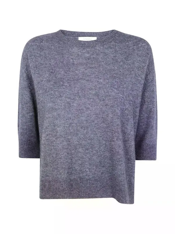 JCSOPHIE Three-quarter Sleeve Fine-knit Top