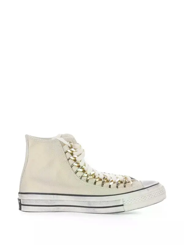 CONVERSE Chuck 70 Industrial Glam Chain-link High-top Sneakers - Neutrals