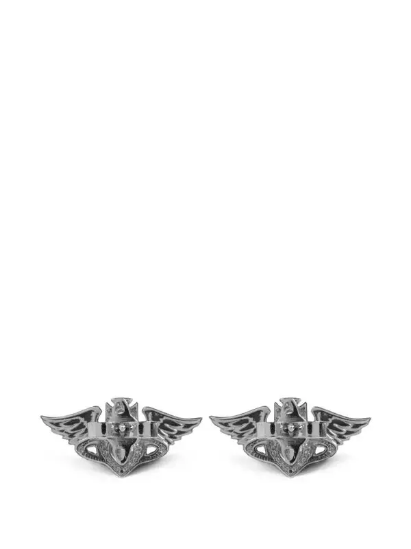 VIVIENNE WESTWOOD Orb Heart Motif Earrings