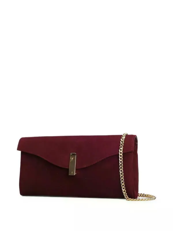 GIUSEPPE ZANOTTI Logo-plaque Chain-link Clutch Bag