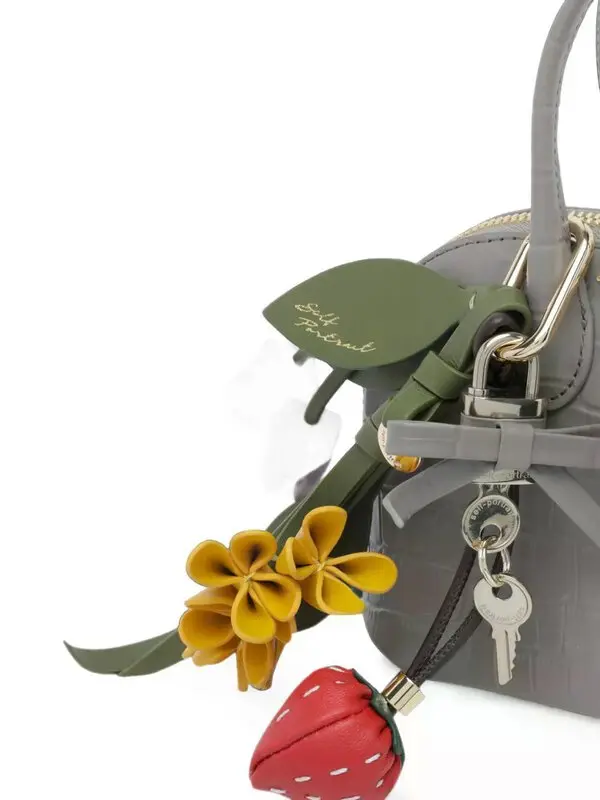 SELF-PORTRAIT Embossed-leather Handbag