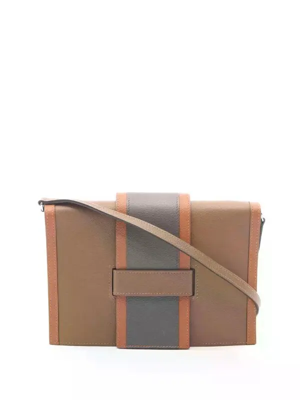 Hermès 2021 Evercolor H Passant Crossbody Bag - Neutrals