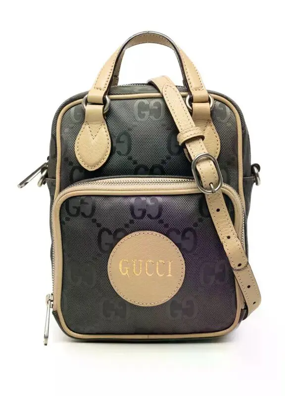 Gucci 2000-2015 Gg Nylon Off The Grid Satchel - Grey