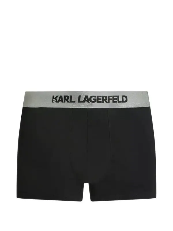 Karl Lagerfeld Metallic-logo Boxers