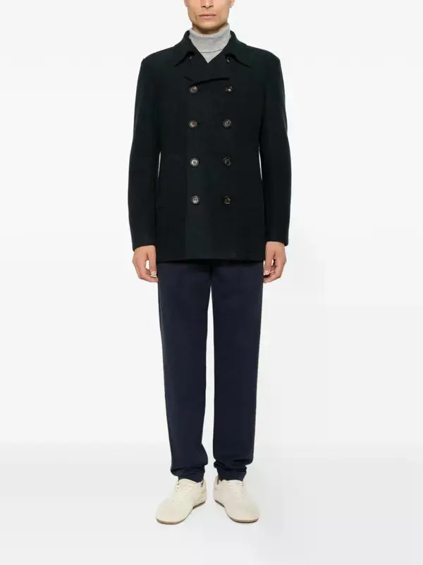 Eleventy Double-breasted Peacoat