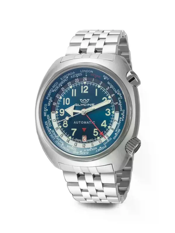 GLYCINE Airman Sst Gmt 43mm Watch - Blue