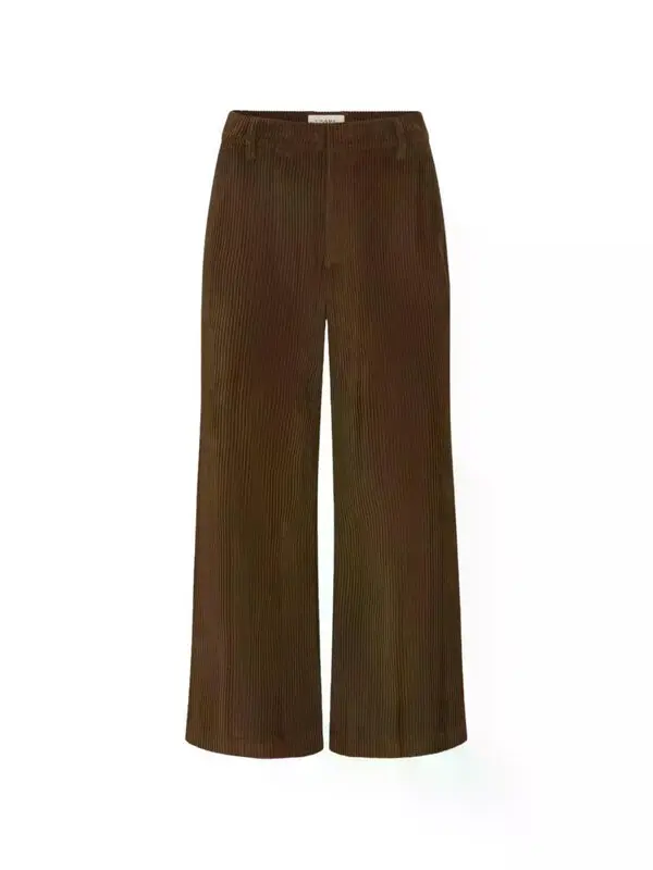 FRAME The Corduroy Swing Wide-leg Trousers - Brown