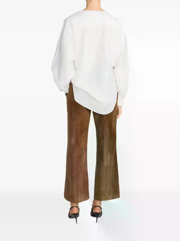 FRAME Corduroy Wide-leg Trousers
