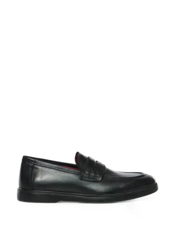 GIULIANO GALIANO Madrid Penny Leather Loafers