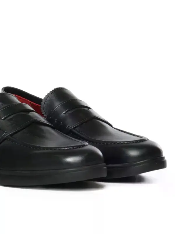GIULIANO GALIANO Madrid Penny Leather Loafers