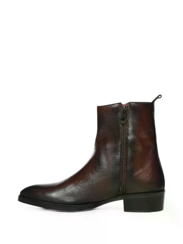 GIULIANO GALIANO Polished-finish Side-zip Boots