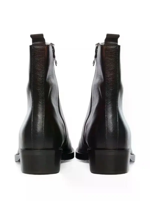 GIULIANO GALIANO Polished-finish Side-zip Boots
