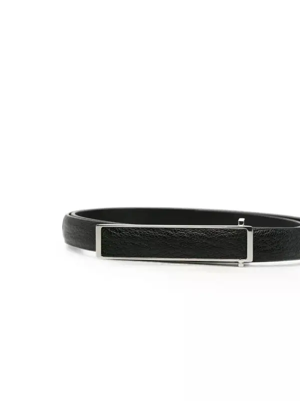 TOM FORD Grained-leather Belt