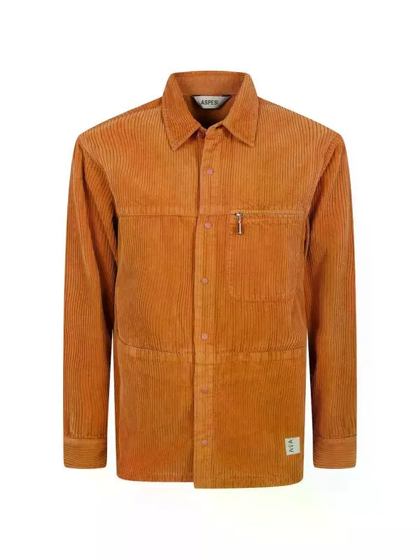 Aspesi Corduroy Chest-pocket Shirt