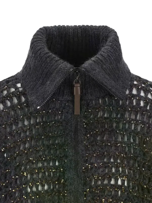 Brunello Cucinelli Sequin-embellished Cardigan