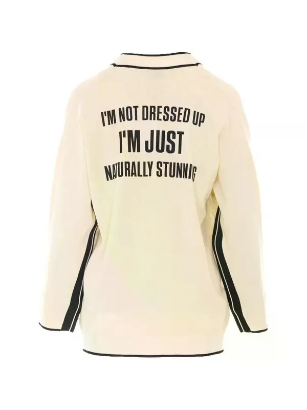 Elisabetta Franchi Logo-knit Button-up Cardigan