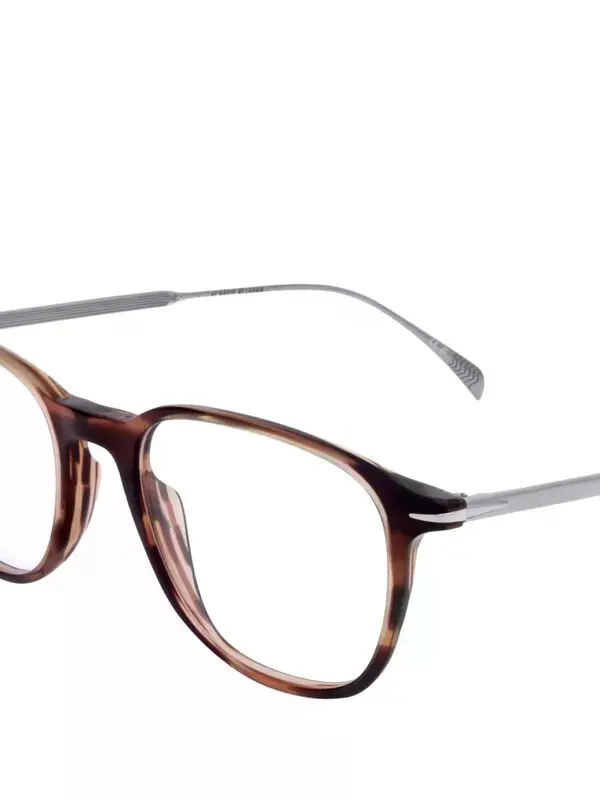 DB EYEWEAR BY DAVID BECKHAM Tortoiseshell-effect Square-frame Glasses