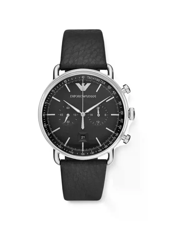 Emporio Armani Chronograph Watch - Black