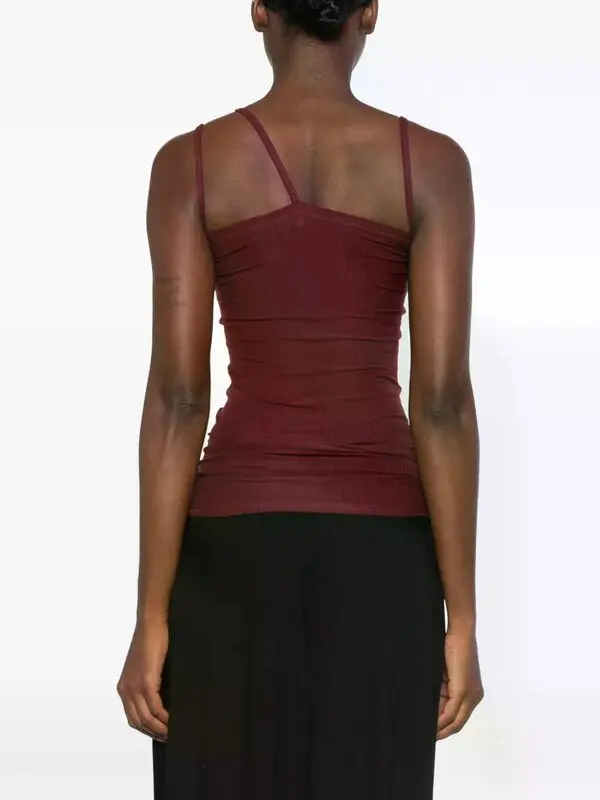 BASERANGE Ribbed Asymmetric Tank Top
