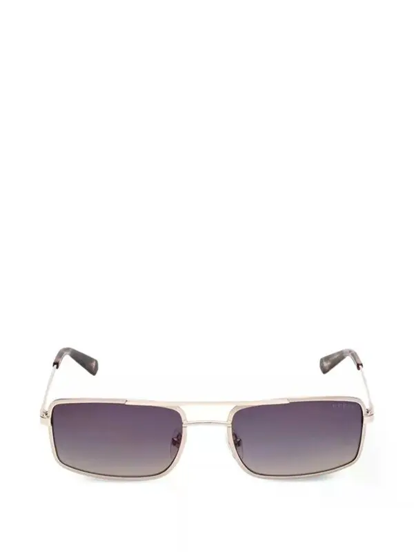Guess Rectangle Frame Sunglasses - Gold