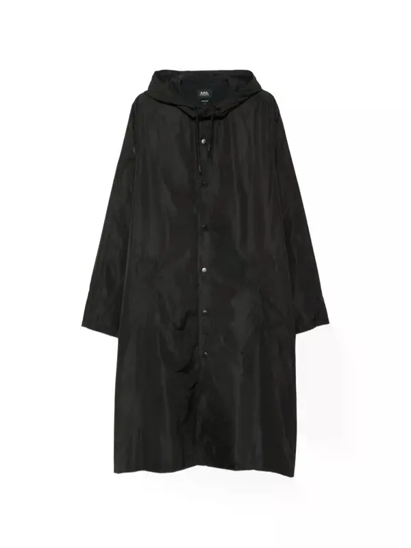 A.p.c. Logo Print Raincoat