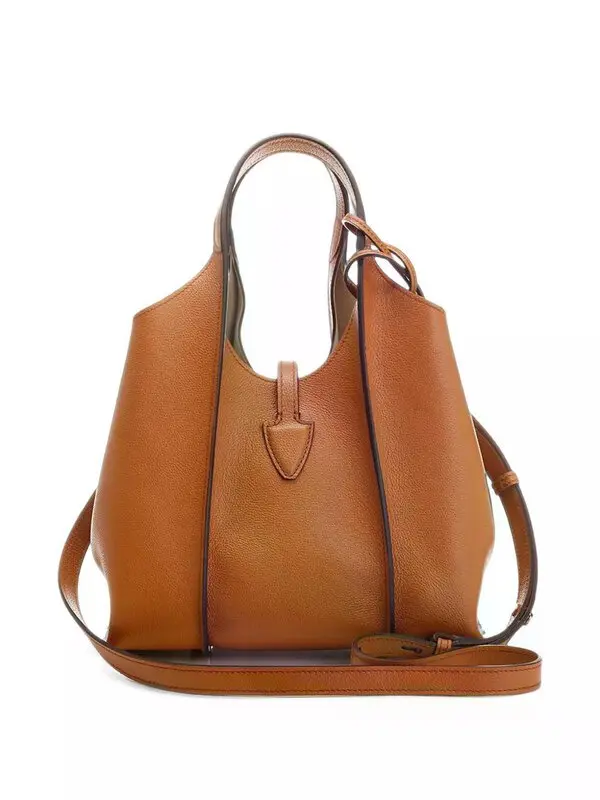TOD'S T-timeless Shopping Bag In Leather Mini
