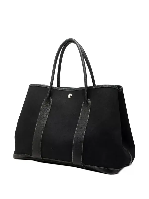 Hermès 2003 Toile And Negonda Garden Party 36 Tote Bag - Black