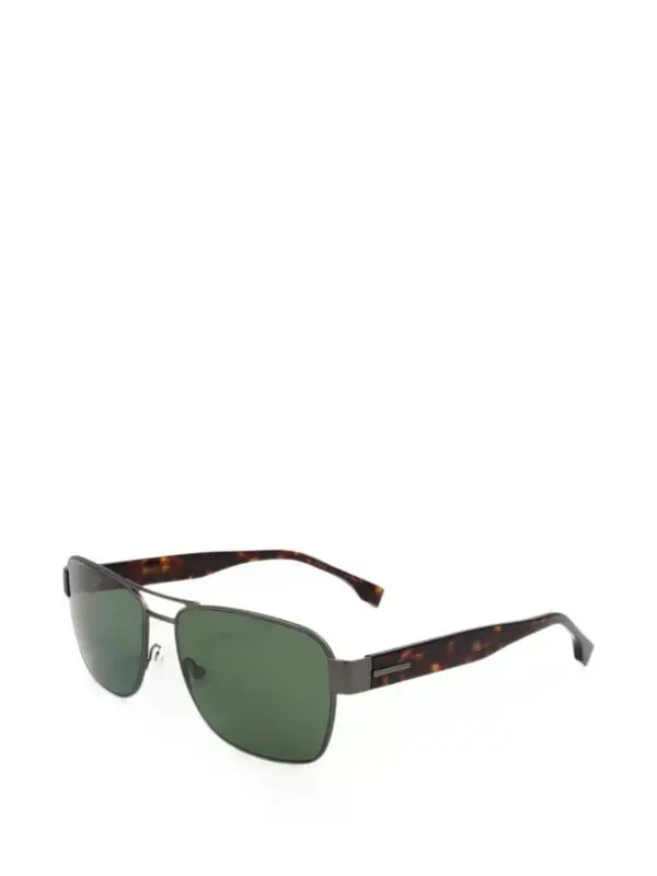 BOSS Tortoiseshell-effect Double-bridge Sunglasses
