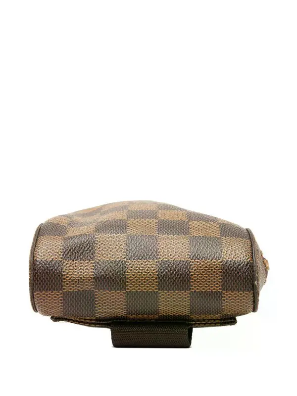 LOUIS VUITTON 2004 Damier Ebene Geronimos Crossbody Bag