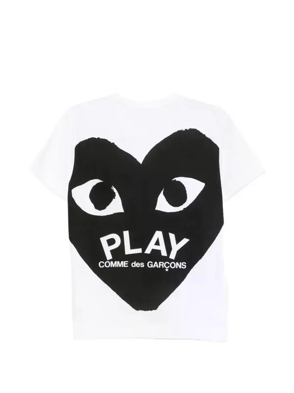 Comme Des Garçons Heart-patch T-shirt