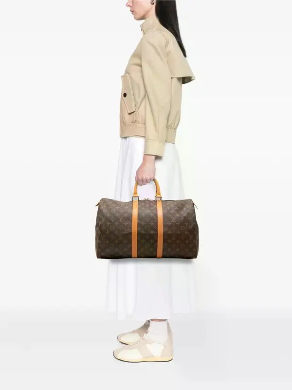 LOUIS VUITTON Monogram Keepall 45 Travel Bag