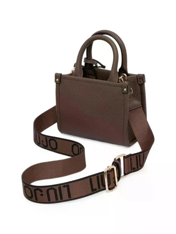 Liu Jo Grained-effect Logo-charm Satchel Bag