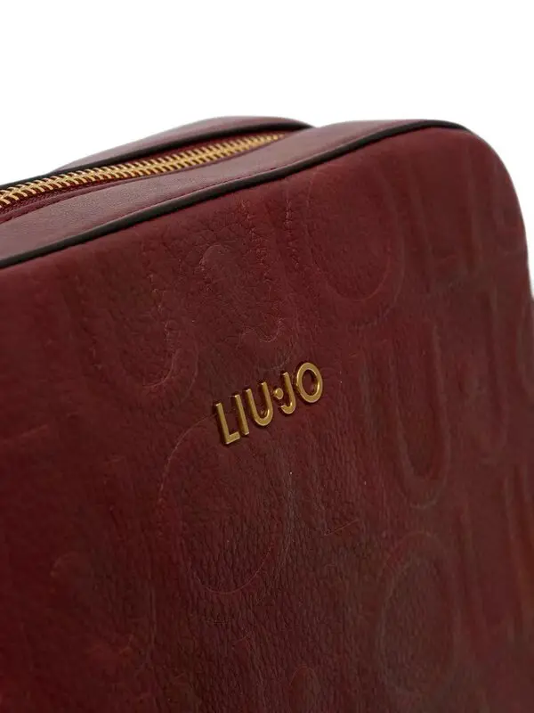Liu Jo Logo Embossed Shoulder Bag - Red