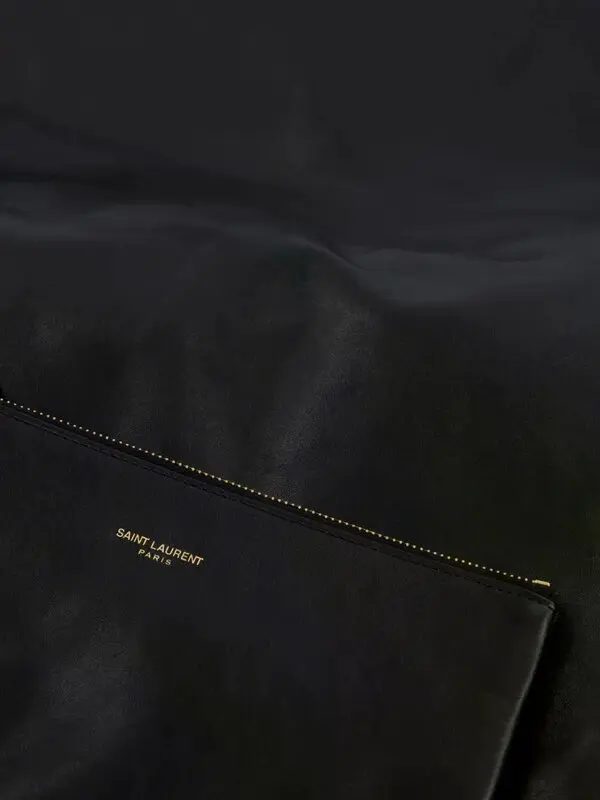 Saint Laurent Plaque Chain-link Tote Bag